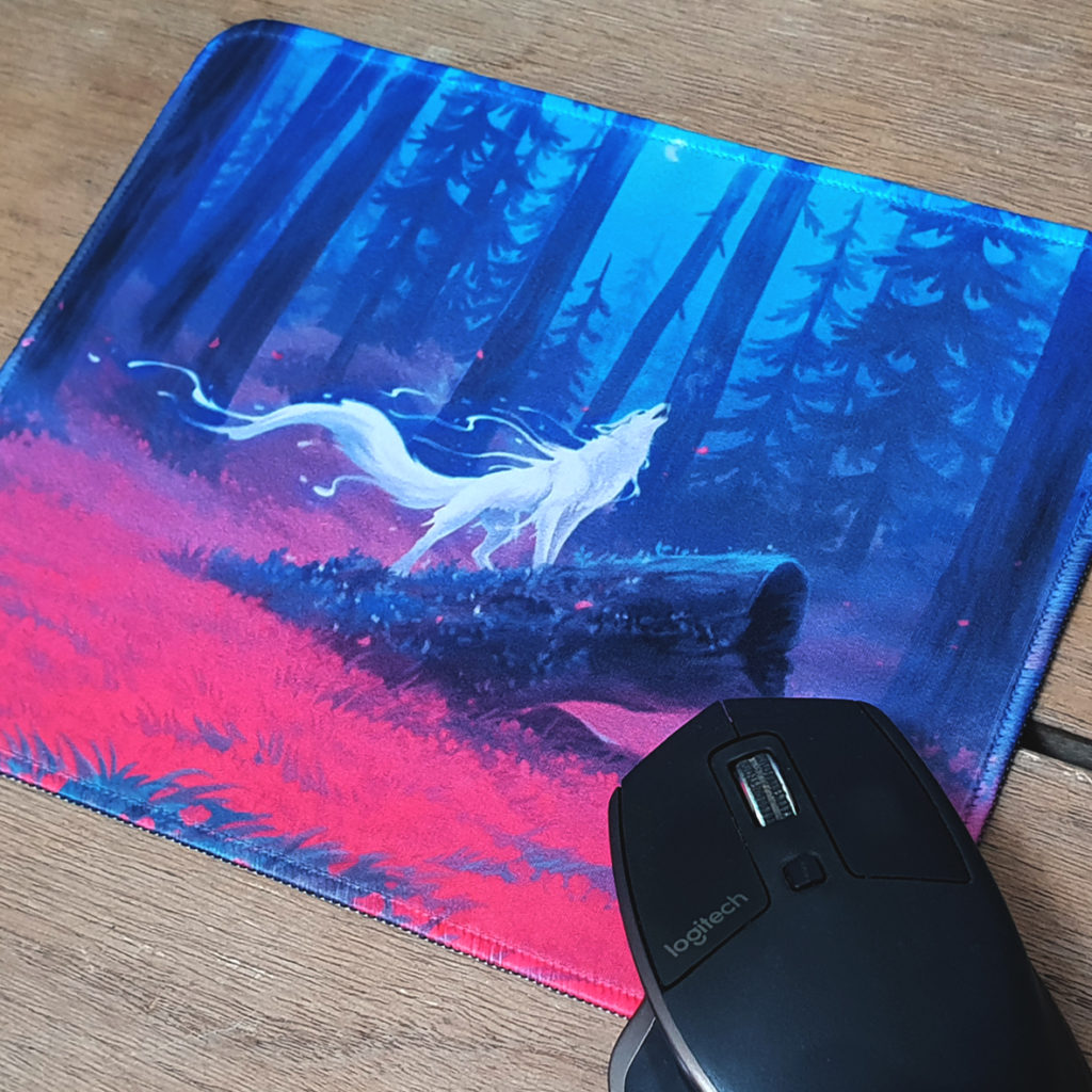 Tapis de souris XXL • Renards Premières Neiges – Dzaka