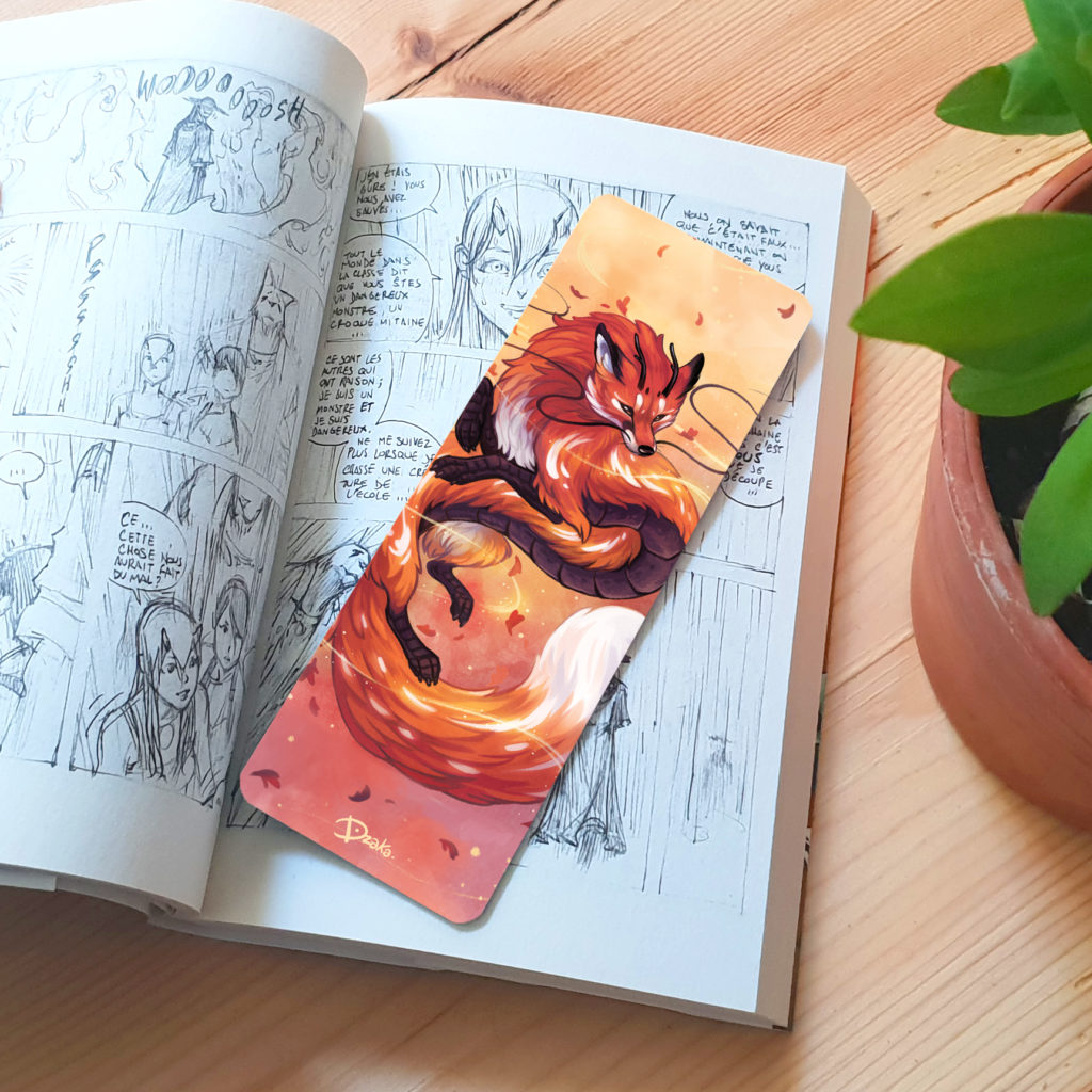 Marque-Page Poche • Dragon Fox – Dzaka