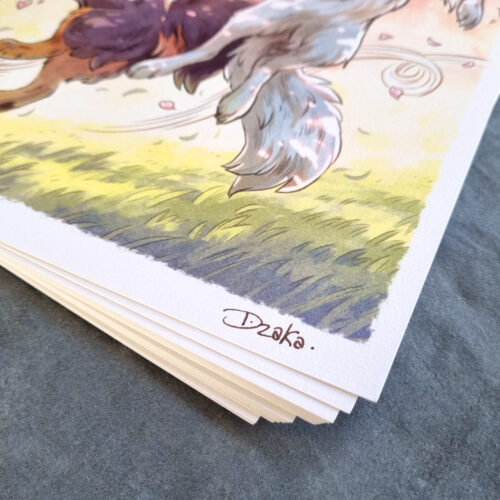 Print A4 Naya & Ori • Pêcher Mignon – Dzaka