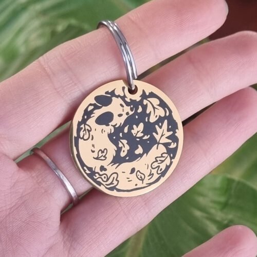 Médaille Ronde Goupil • 3 coloris – Dzaka