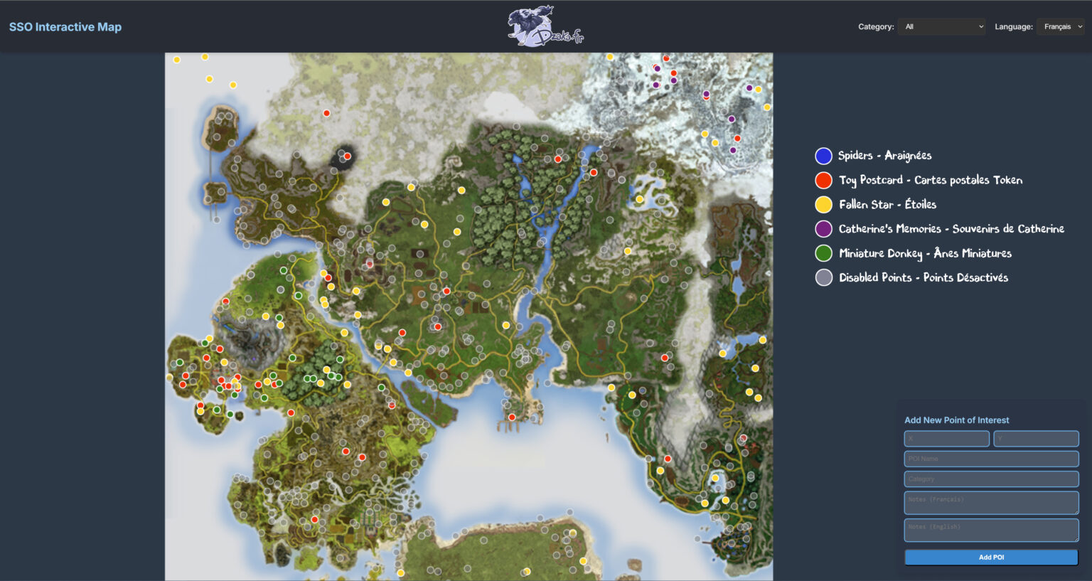 SSO Interactive Map – Dzaka
