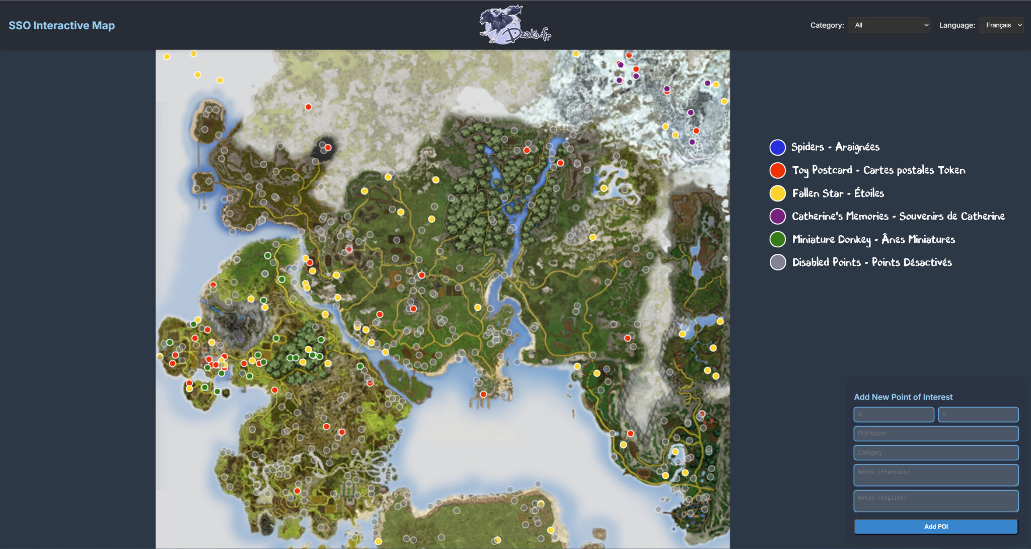 SSO Interactive Map – Dzaka